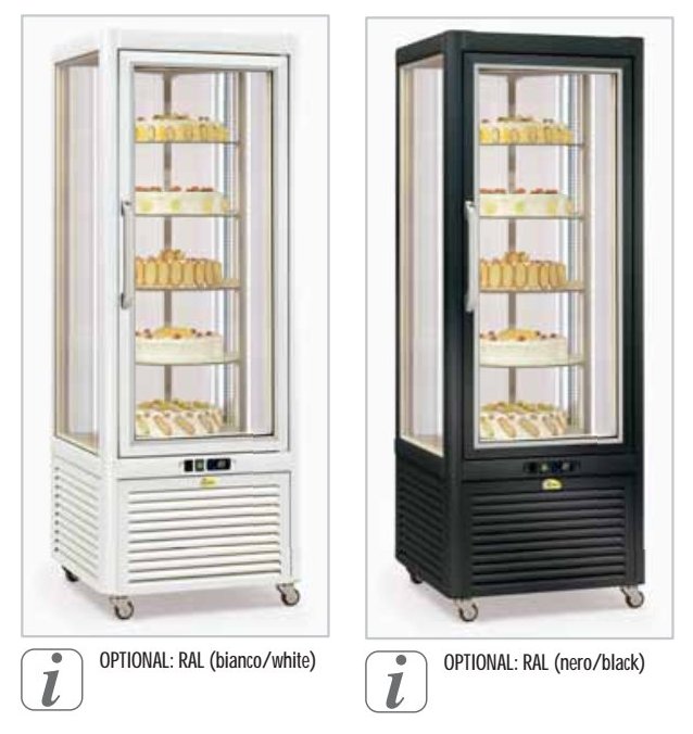 Vetrina refrigerata per torte Prisma 400 TNV PF - Attrezzature per ...
